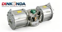 China 110V Pneumatic Valve Actuators Symmetrical Dual Cylinder Linear And Rotary Actuators for sale