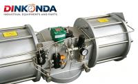 China 110V Pneumatic Valve Actuators Symmetrical Dual Cylinder Linear And Rotary Actuators for sale