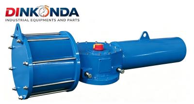 China IP65 Aluminum Alloy Single Cylinder Pneumatic Rotary Actuator 90 Degree Stroke for sale