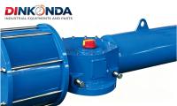 China IP65 Aluminum Alloy Single Cylinder Pneumatic Rotary Actuator 90 Degree Stroke for sale