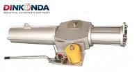 China Power Plants Pneumatic Valve Actuators SUS304 Stainless Steel Fork Type 90° Single Acting for sale