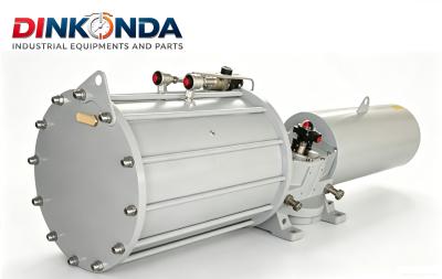 China Modulating Single Acting Pneumatic Valve Actuators Dual Cylinder ATEX Certificated for sale