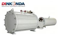 China Modulating Single Acting Pneumatic Valve Actuators Dual Cylinder ATEX Certificated for sale