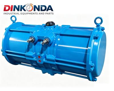 China Horizontal Single Double Acting Piston Actuator Pneumatic Dual Cylinder Customized for sale