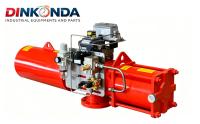 China High Torque Diaphragm Rotary Pneumatic Valve Actuators HPY Series Split Dual Cylinder for sale