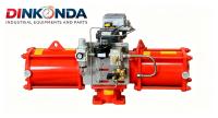 China High Torque Diaphragm Rotary Pneumatic Valve Actuators HPY Series Split Dual Cylinder for sale