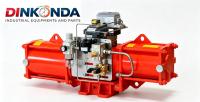 China High Torque Diaphragm Rotary Pneumatic Valve Actuators HPY Series Split Dual Cylinder for sale