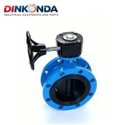 China PN10 PN16 Power Plant Valves DN50-DN2000 Worm Gear 100mm Butterfly Valve Oil Resistant for sale