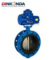 China D941X Power Plant Valves Electric Actuator EPDM Rubber PTFE Lined Butterfly Valve for sale