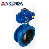 China D941X Power Plant Valves Electric Actuator EPDM Rubber PTFE Lined Butterfly Valve for sale