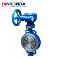 China Manual butterfly Power Generation Valves DN150 Three Eccentric Metal Cast Steel for sale