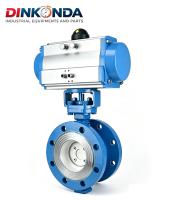 China API 598 WCB Gear Rack 4 Inch Butterfly Valve Pneumatic Actuator high performance for sale