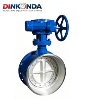 China Bidirectional Hard Seal Butterfly Power Plant Valves Worm Gear Handwheel High Pressure for sale