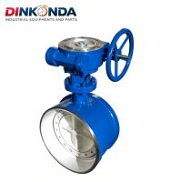 China Bidirectional Hard Seal Butterfly Power Plant Valves Worm Gear Handwheel High Pressure for sale