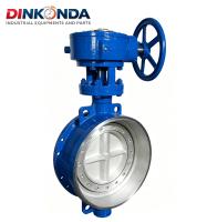 China Bidirectional Hard Seal Butterfly Power Plant Valves Worm Gear Handwheel High Pressure for sale