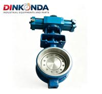 China Triple Eccentric Welded Pneumatic Actuator Butterfly Valve DN80-DN1200 PN1.0-4.0MPa for sale