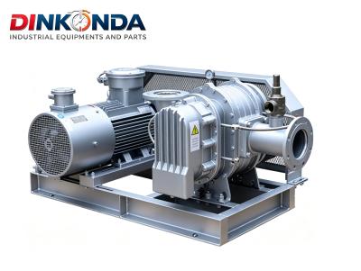 China SUS304 SUS316L Stainless Steel Volumetric Roots Fan Blower Pump Air Cooled Three Blade for sale