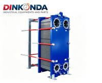 China Titanium Hastelloy Semi Welded Plate Heat Exchanger HVAC Frame 220V for sale