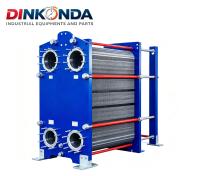 China Titanium Hastelloy Semi Welded Plate Heat Exchanger HVAC Frame 220V for sale