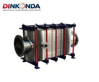 China TEMA Welded Plate Power Plant Heat Exchangers DN250 DN25 Customizable for sale