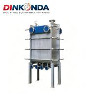 China Titanium TA1 Hastelloy C-276 Laser Plate PHE Heat Exchanger DN50-DN300 Fully Welded Flange for sale
