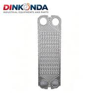 China Dinkonda Global Power Plant 100kw Plate Heat Exchanger Stainless Steel Titanium Plate And Frame for sale