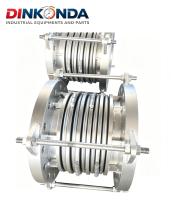 China DINKONDA GLOBAL Power Plants Special DN50-DN2000, PN1.6-PN6.3MPa High Pressure Resistant Corrugated Compensator Flange Type High Pressure Metal Corrugated Expansion Joint for sale
