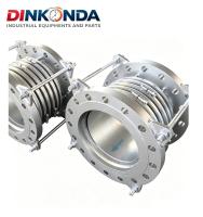 China DINKONDA GLOBAL Power Plants Special DN50-DN2000, PN1.6-PN6.3MPa High Pressure Resistant Corrugated Compensator Flange Type High Pressure Metal Corrugated Expansion Joint for sale
