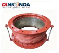 China 500Nm High Temperature Round Duct Expansion Joint Fabric Skin For Dust Removal Ventilation Systems for sale