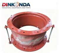China 500Nm High Temperature Round Duct Expansion Joint Fabric Skin For Dust Removal Ventilation Systems for sale