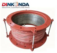 China 500Nm High Temperature Round Duct Expansion Joint Fabric Skin For Dust Removal Ventilation Systems for sale