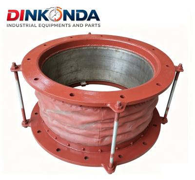China 500Nm High Temperature Round Duct Expansion Joint Fabric Skin For Dust Removal Ventilation Systems for sale