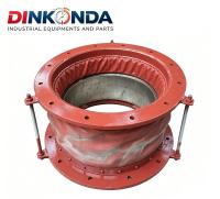 China 500Nm High Temperature Round Duct Expansion Joint Fabric Skin For Dust Removal Ventilation Systems for sale