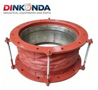 China 500Nm High Temperature Round Duct Expansion Joint Fabric Skin For Dust Removal Ventilation Systems for sale