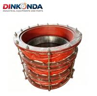 China Circular HVAC Power Plant Expansion Joints Multi Layer Silicone Rubber Composite Skin For Flue Duct for sale