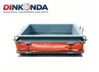 China ODM Rectangular Epdm Rubber Expansion Joint Fluororubber Non Metallic Multidimensional Displacement For Duct for sale