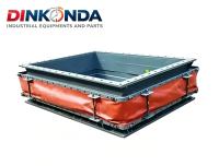 China ODM Rectangular Epdm Rubber Expansion Joint Fluororubber Non Metallic Multidimensional Displacement For Duct for sale
