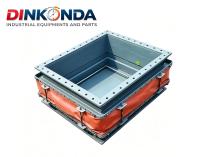 China ODM Rectangular Epdm Rubber Expansion Joint Fluororubber Non Metallic Multidimensional Displacement For Duct for sale