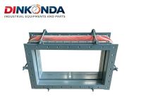 China High Temperature Power Plant Expansion Joints Rubber Fabric Rectangular Non Metallic Bellows for sale
