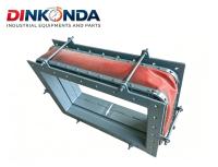 China High Temperature Power Plant Expansion Joints Rubber Fabric Rectangular Non Metallic Bellows for sale