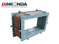 China High Temperature Power Plant Expansion Joints Rubber Fabric Rectangular Non Metallic Bellows for sale