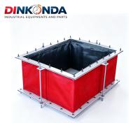 China OEM Non Metallic Expansion Joint Bellows Fabric Silicone Rubber Multi Directional Displacement Compensator for sale