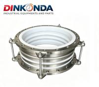 China PTFE Lined Power Plant Expansion Joints Stainless Steel Metal Axial Compensator DN50‑DN2000 Corrosion Resistant for sale
