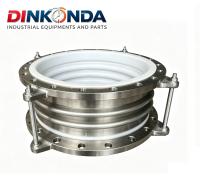China PTFE Lined Power Plant Expansion Joints Stainless Steel Metal Axial Compensator DN50‑DN2000 Corrosion Resistant for sale
