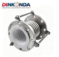 China IP67 PTFE Corrugated Stainless Steel Expansion Joint Single Wave Group Axial Special Compensator for sale