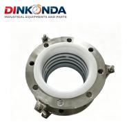 China IP67 PTFE Corrugated Stainless Steel Expansion Joint Single Wave Group Axial Special Compensator for sale