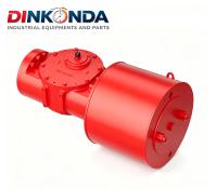 China DINKONDA GLOBAL Power Plants Special Single Acting Spring Reset/double Acting Heavy-duty Type 0~90 ° Angle Stroke Pneumatic Drive Fork Type Pneumatic Actuator for sale