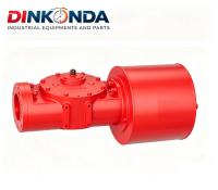 China DINKONDA GLOBAL Power Plants Special Single Acting Spring Reset/double Acting Heavy-duty Type 0~90 ° Angle Stroke Pneumatic Drive Fork Type Pneumatic Actuator for sale
