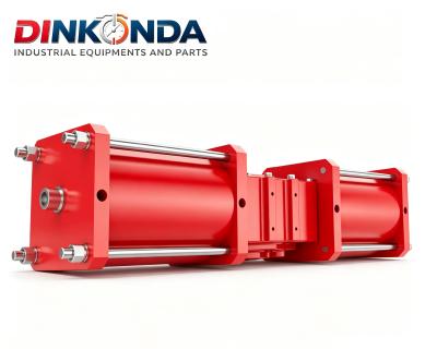 China NAMUR ISO5211 Pneumatic Valve Actuators Dual Cylinder Single Acting for sale
