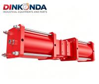 China NAMUR ISO5211 Pneumatic Valve Actuators Dual Cylinder Single Acting for sale